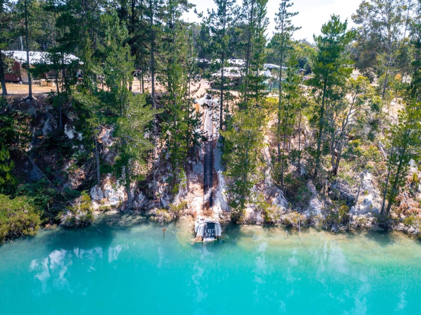 Black Diamond Lake WA - Our guide to Western Australia's blue lake