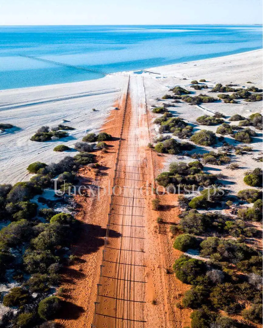 AUS19 Shell Beach WA - Drone Print - Unexplored Footsteps