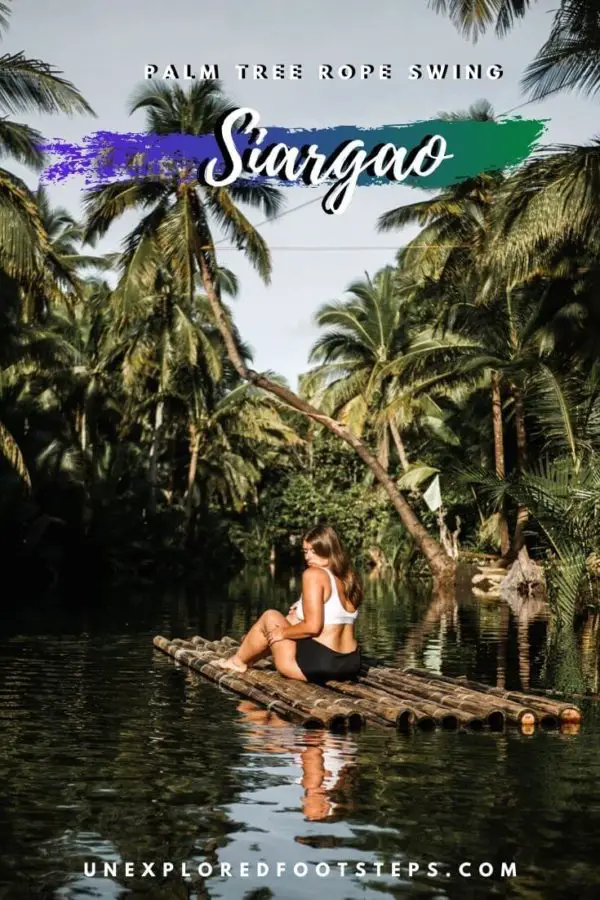 Palm Tree Rope Swing Siargao - Explore The Maasin River